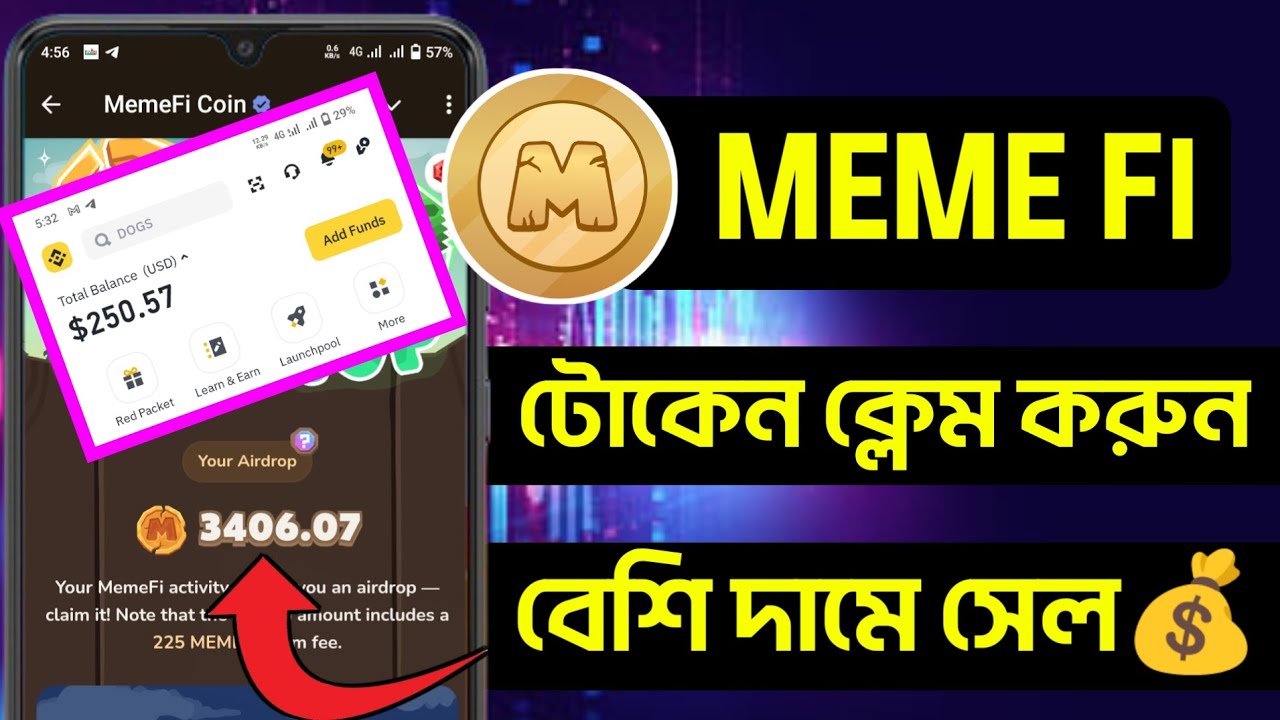 Meme Fi Token Claim & Excenger deposit process || Meme Fi Token ...