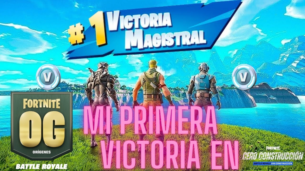 ¡MI PRIMERA VICTORIA en FORTNITE OG! - YouTube