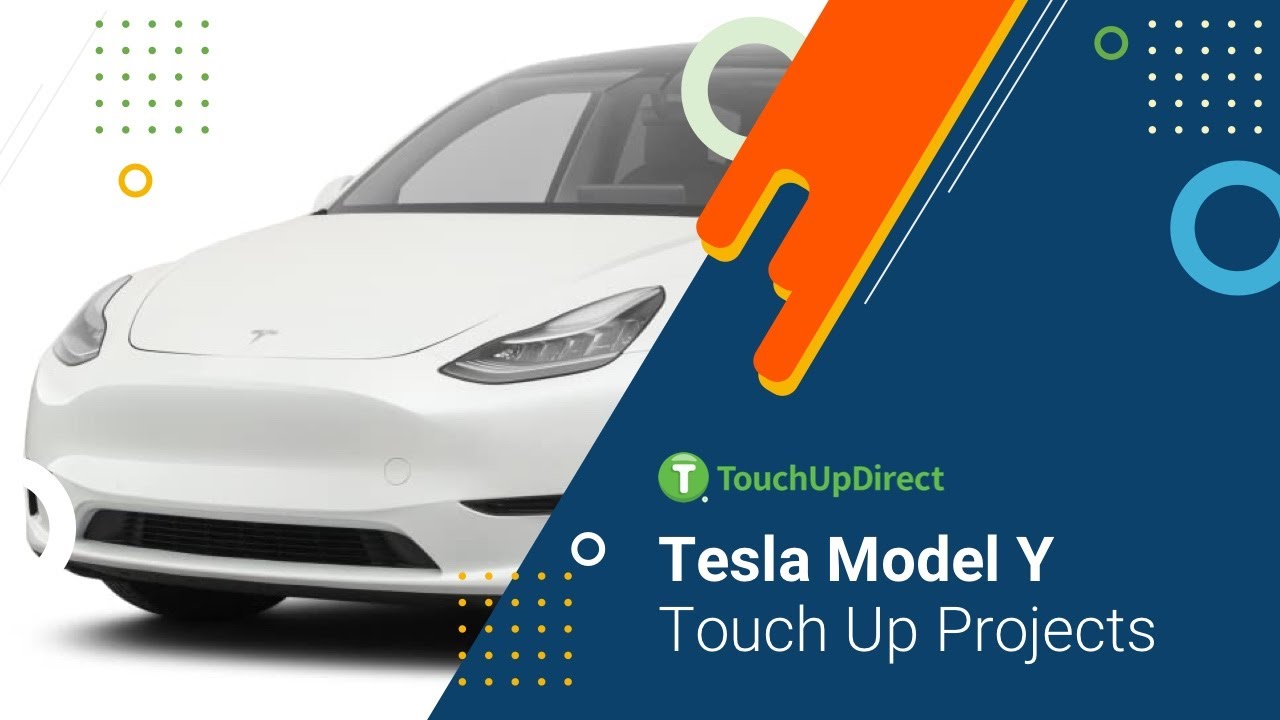 How to Touch Up Tesla Model Y Paint & Wheels: Shasta White Pearl ...