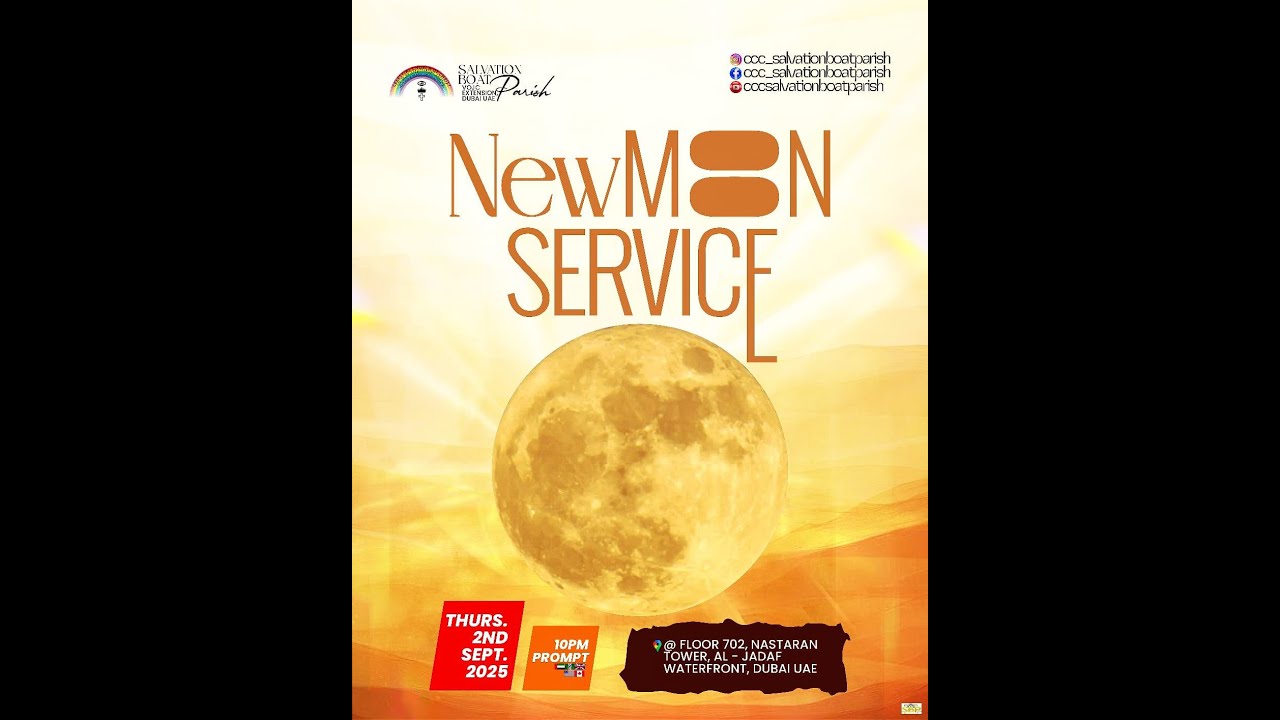 NEW MOON SERVICE 10TH EDITION 10/2/2025 - YouTube