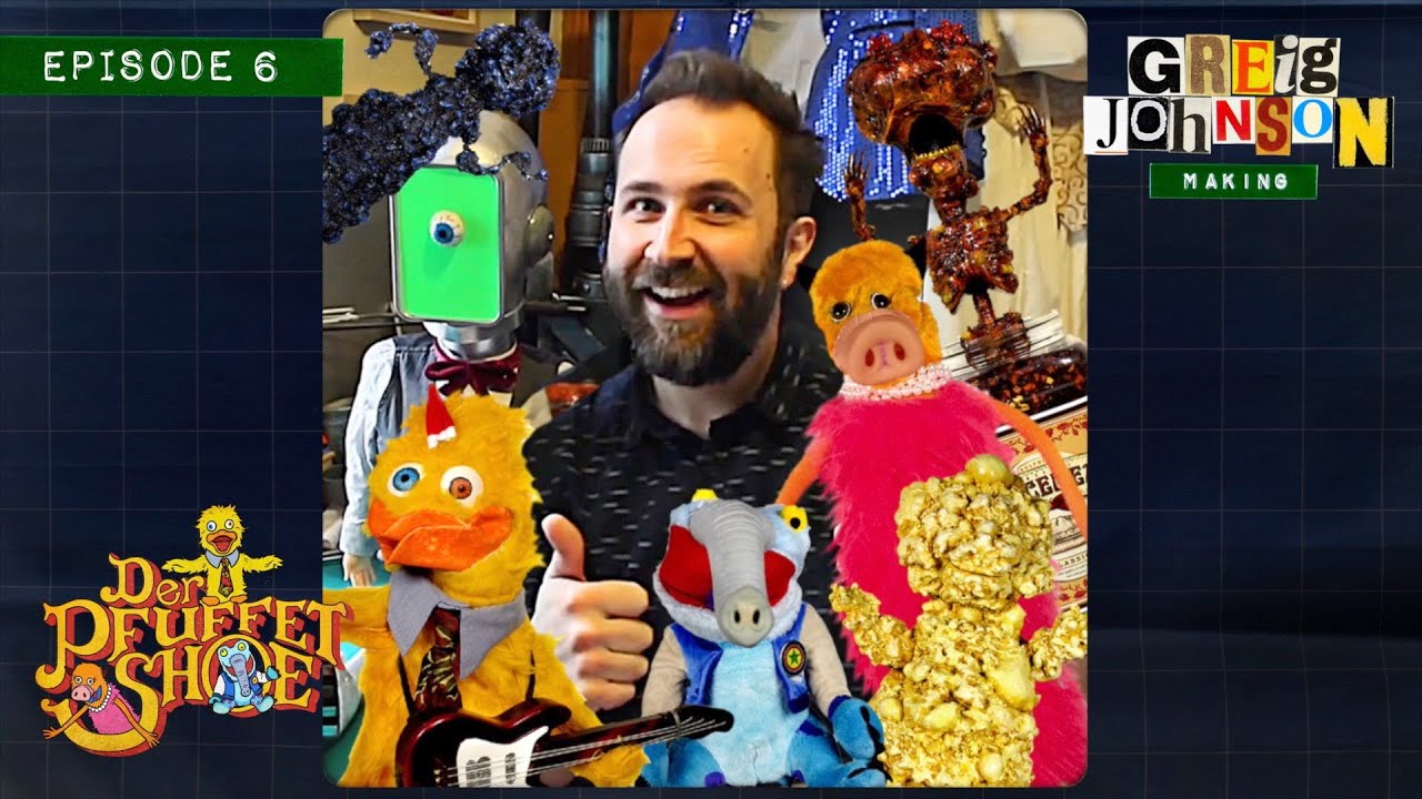 Making weird puppets inspired by The Muppets - YouTube