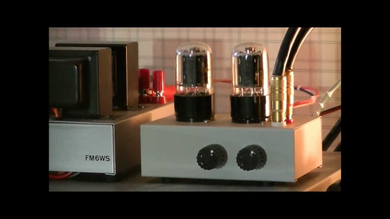 6EM7 single-ended stereo amplifier - YouTube