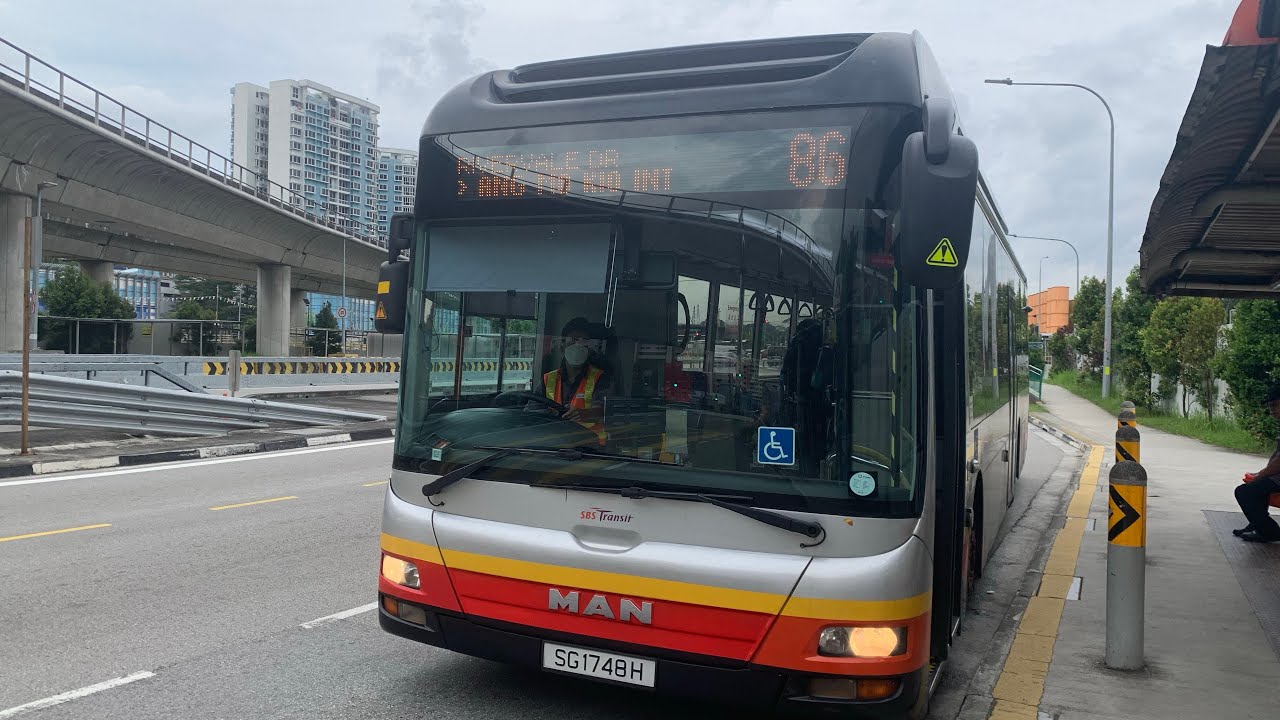 Rare Cameo! SBS Transit on Service 86 MAN A22 Euro 5 Pixel SG1748H ...