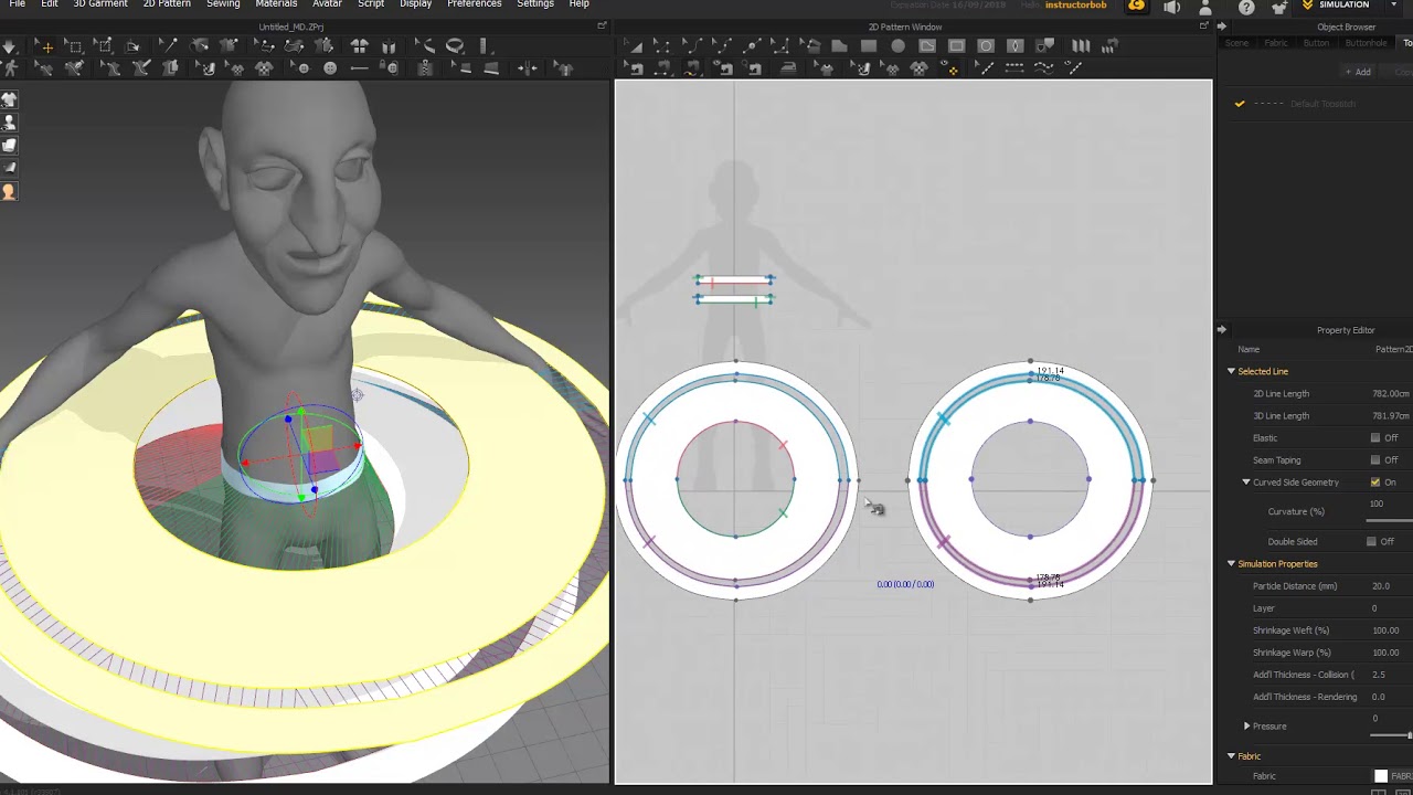 Old Gregg 09 Tutu Tutorial Marvelous Designer Maya 2018 - YouTube