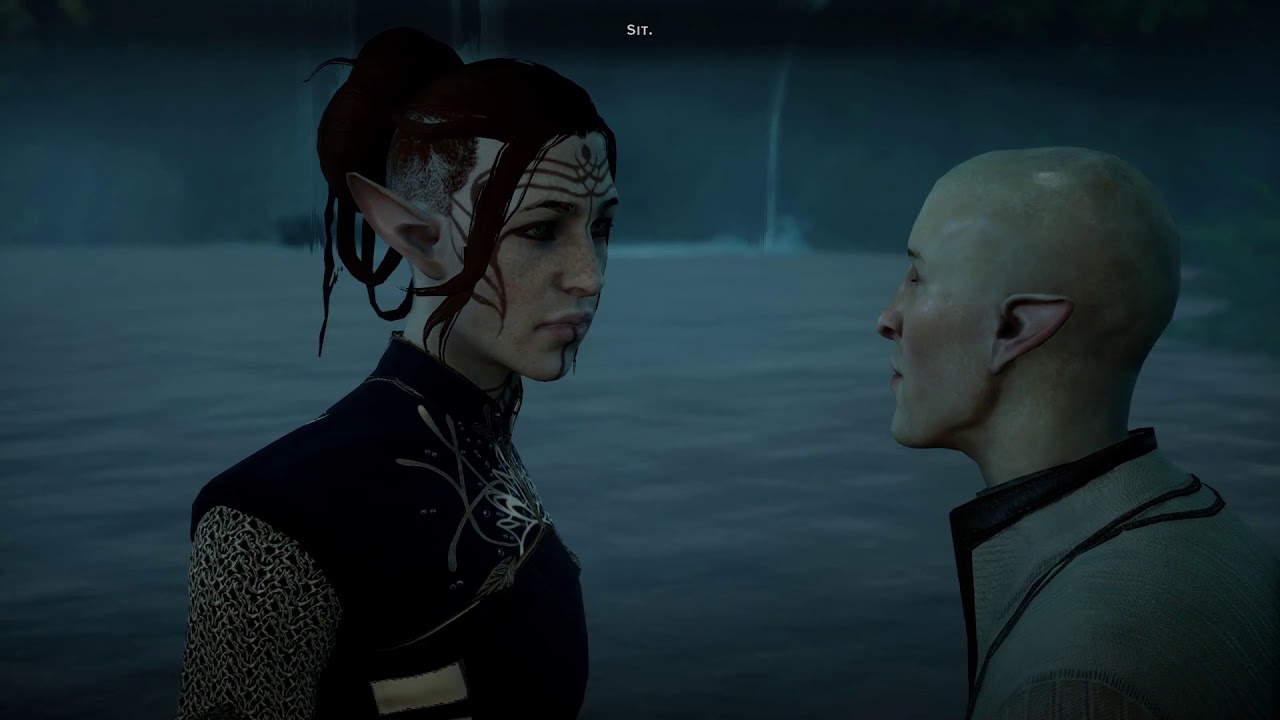 Dragon Age Inquisition - Solas romance scene - YouTube