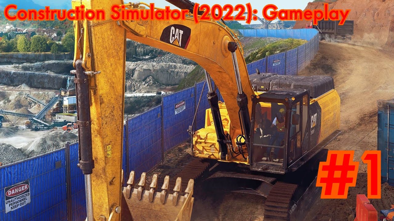 4K Construction Simulator 22 (2022): Gameplay Episode #1 - YouTube