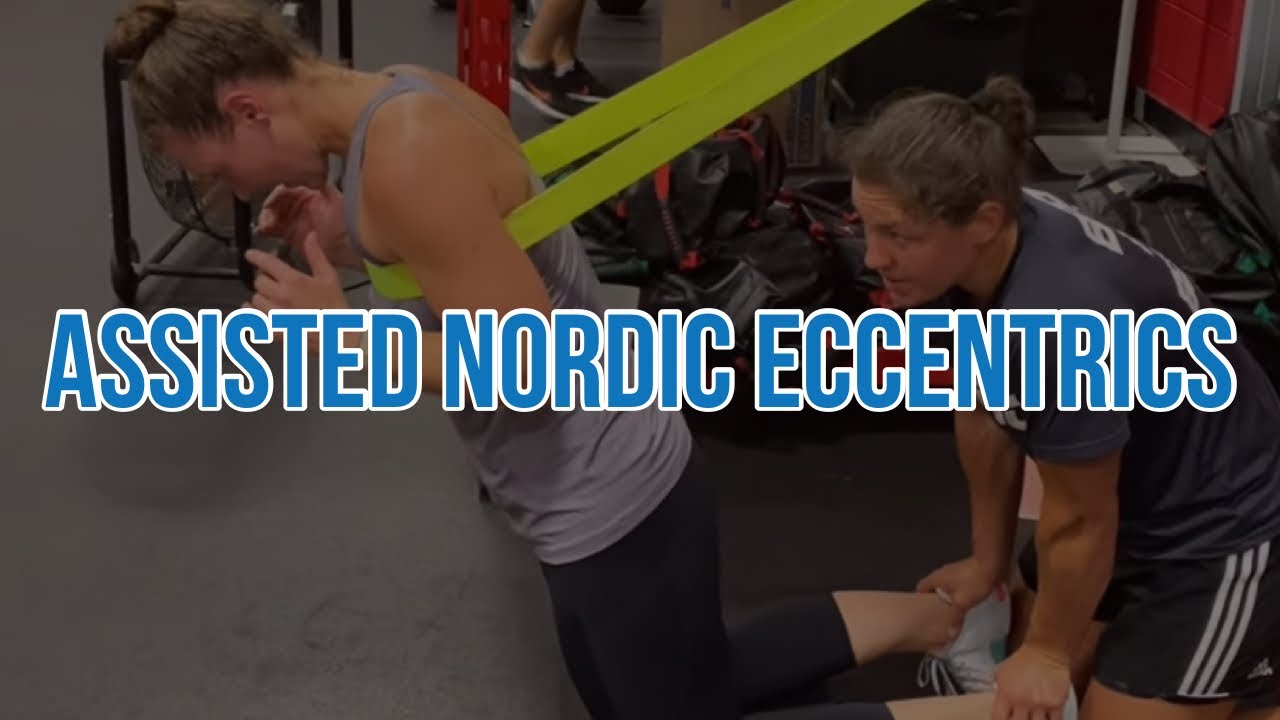 Assisted Nordic Hamstring Eccentrics - YouTube