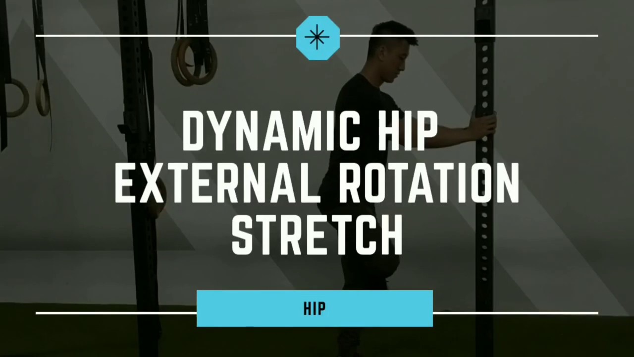 Dynamic Hip External Rotation Stretch | Hip Mobility - YouTube