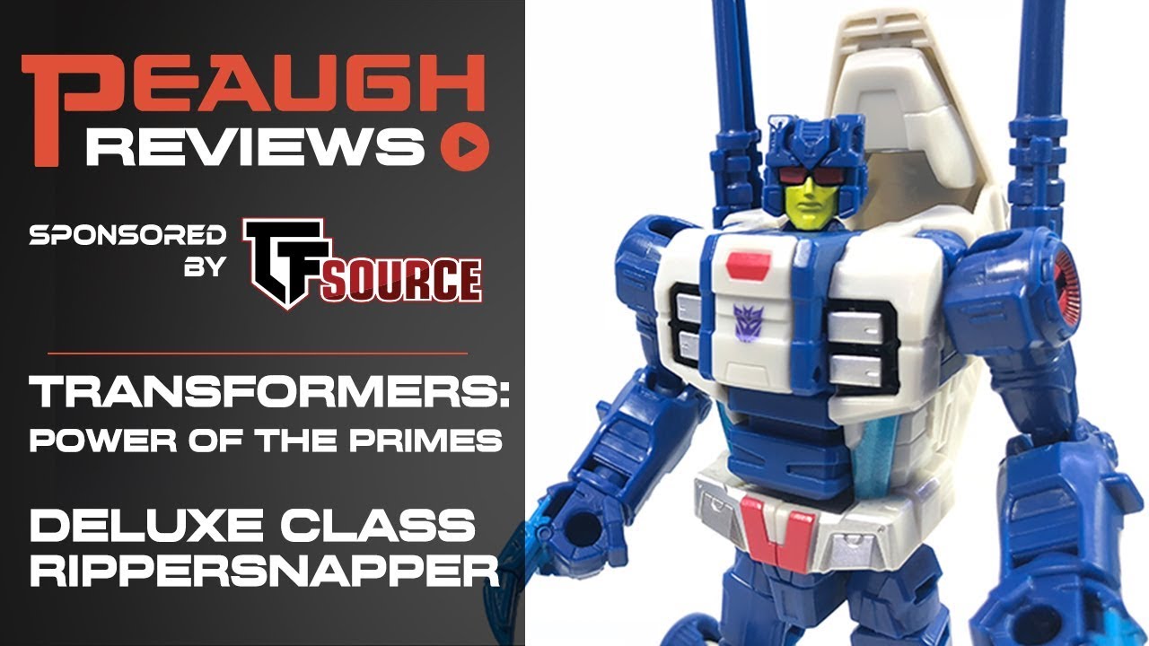 Video Review: Transformers: Power of the Primes - Deluxe RIPPERSNAPPER ...