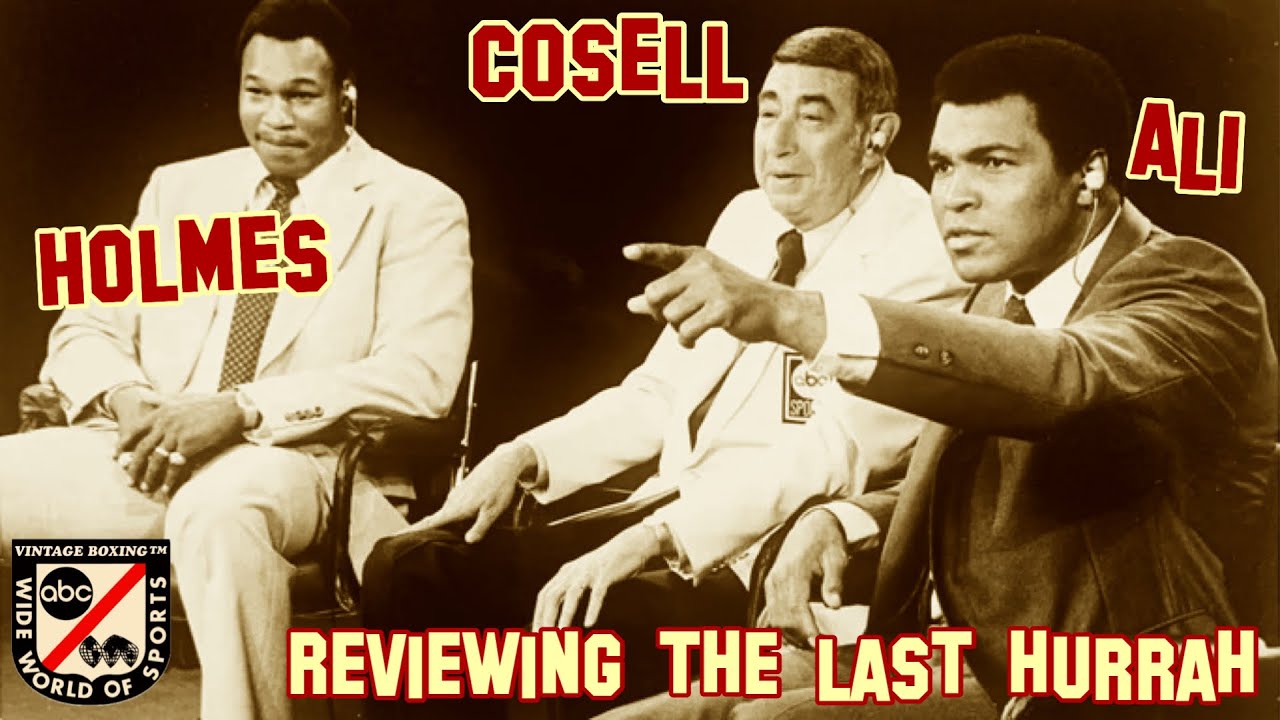 Larry Holmes vs Muhammad Ali ABC With Studio Interview Howard Cosell ...