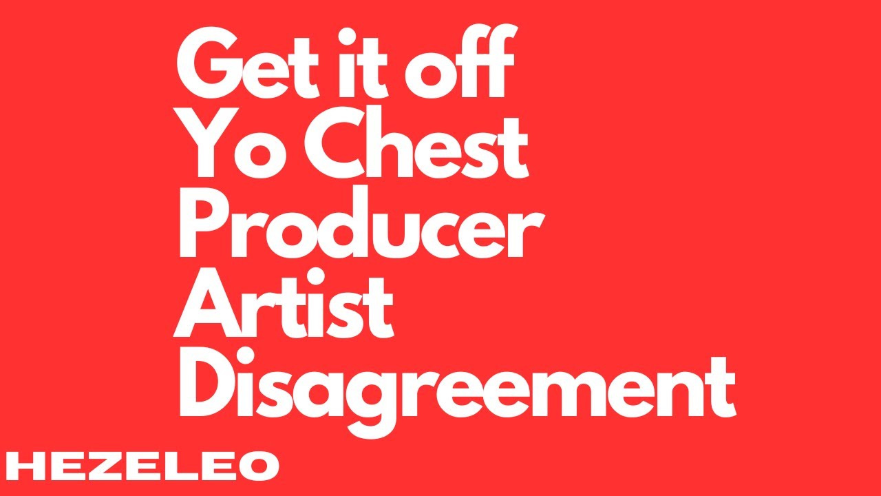 Get It Off Yo Chest Then Producer / Artist Diss - YouTube