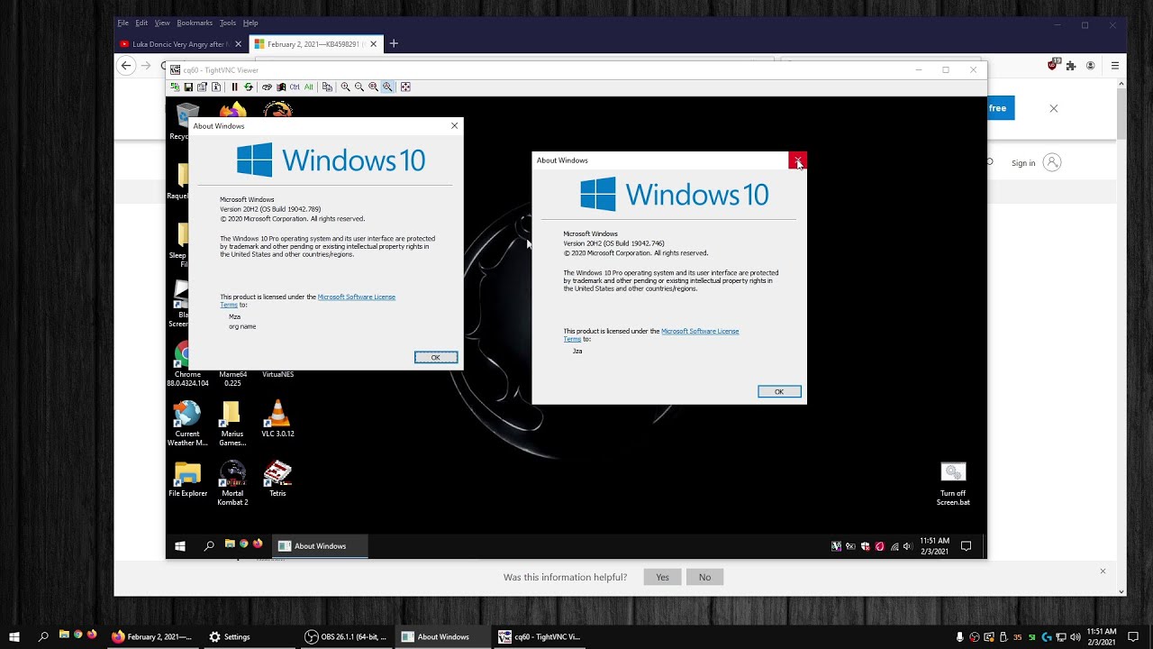 Cumulative Update Preview for Windows 10 Version 20H2 - KB4598291 + A ...