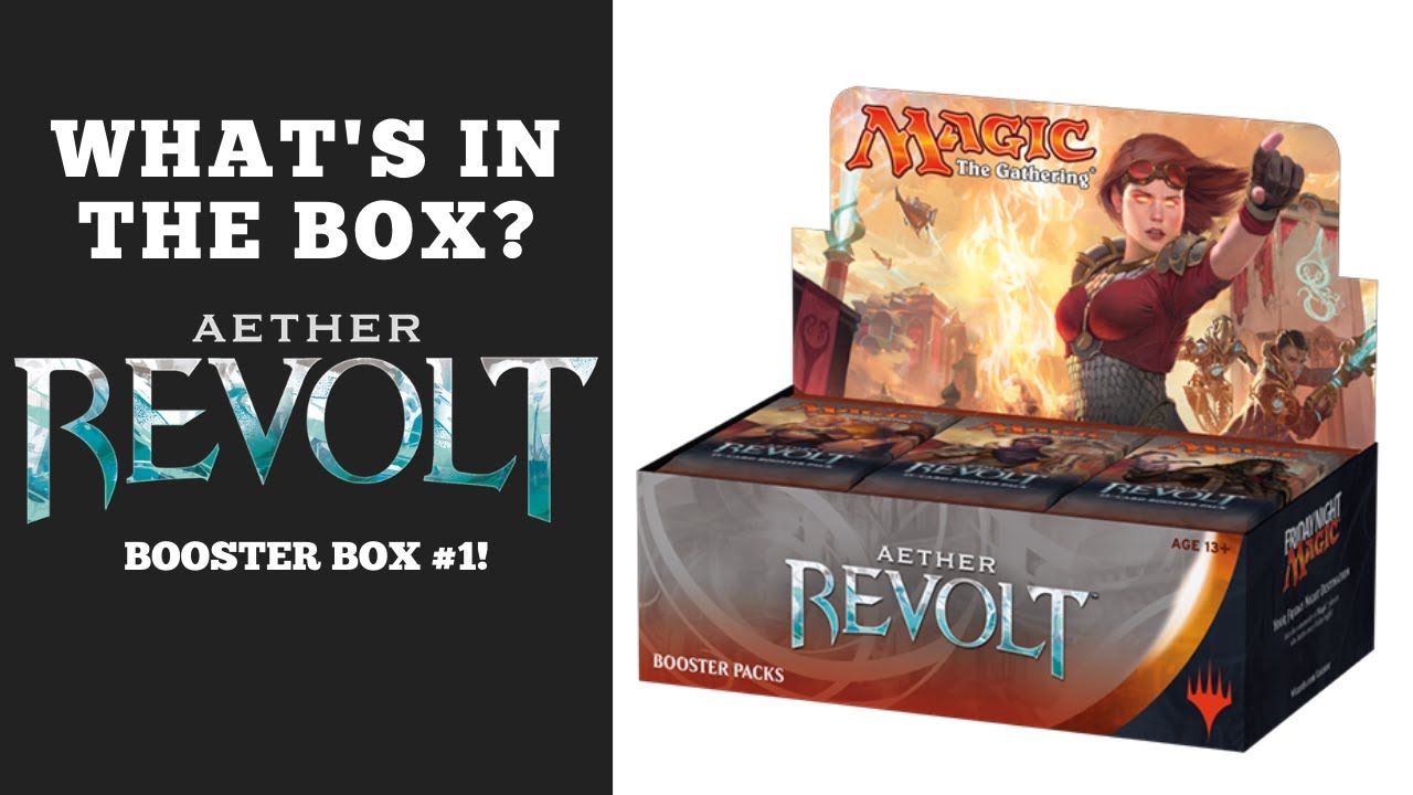 What's In The Box - Opening Aether Revolt Booster Box #1 - YouTube