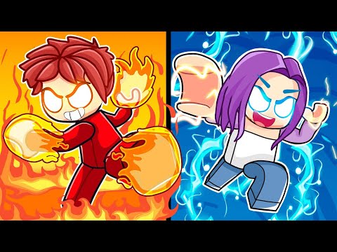 Roblox ama ELEMENT GÜÇLERİMİZ var!