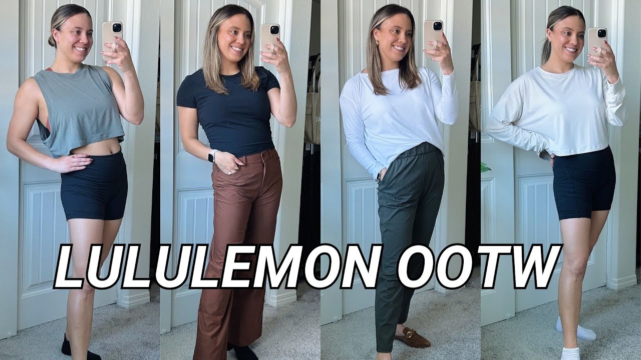 LULULEMON OUTFITS OF THE WEEK | workwear, athleisure & more! - YouTube