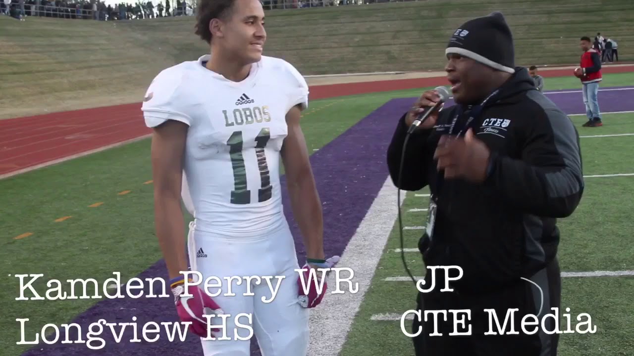 CTE Media Video Interview with Longview WR Kamden Perry - YouTube