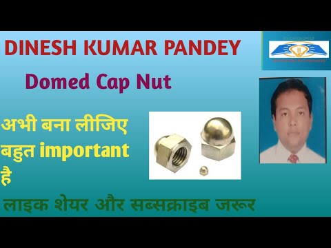 Domed Cap Nut Engineering Drawing - YouTube