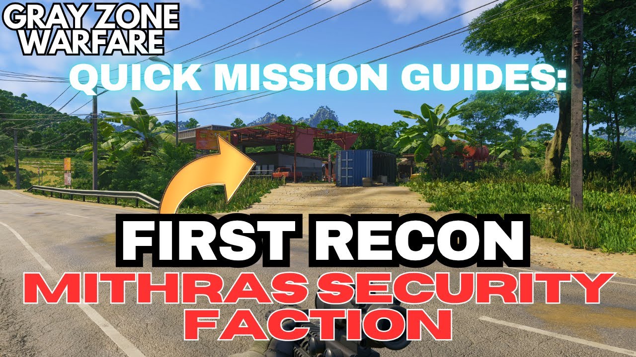 First Recon 0.30 Quick Guide MITHRAS SECURITY Gray Zone Warfare # ...