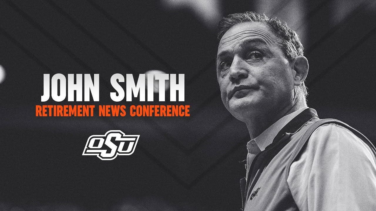 John Smith Retirement News Conference - Oklahoma State Wrestling - YouTube