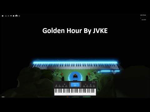 Roblox piano Golden Hour By JVKE (autoplay) - YouTube