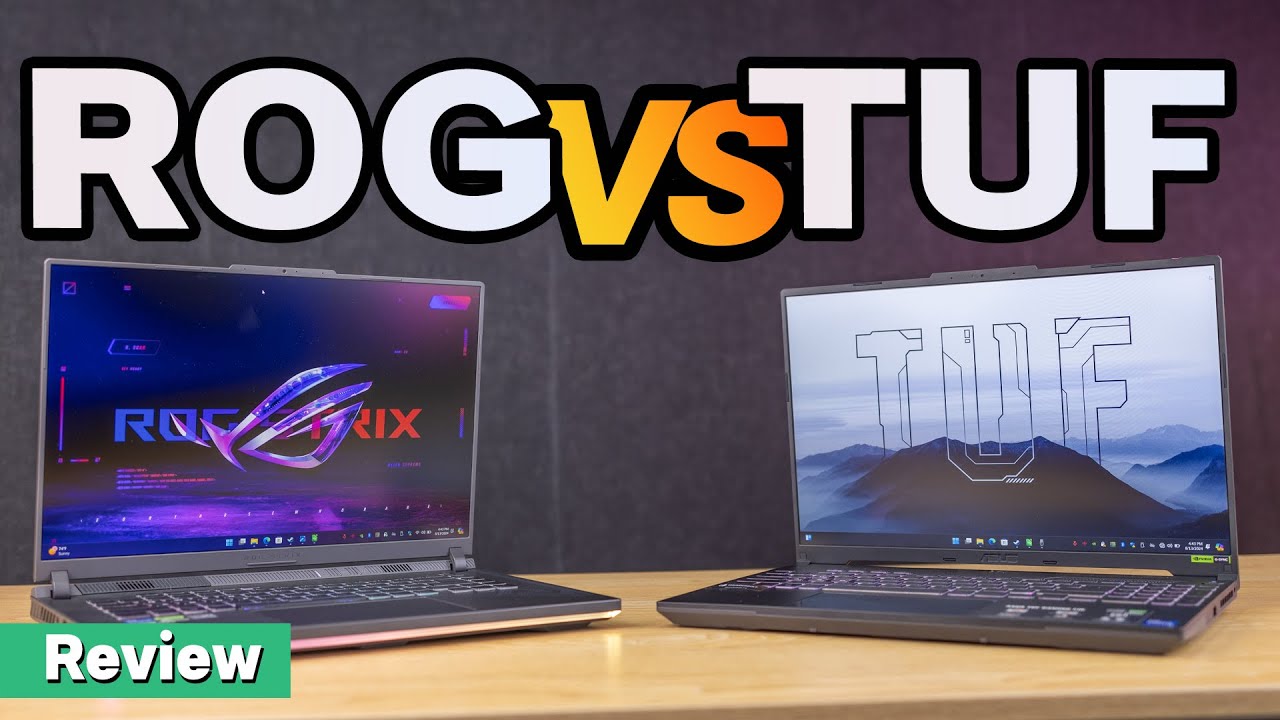 Asus TUF vs. Asus ROG – Which Laptop Wins? - YouTube