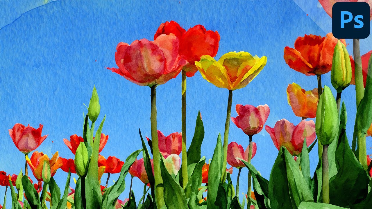 Turn photo into a painting (Generative Fill) | PHOTOSHOP TUTORIAL - YouTube