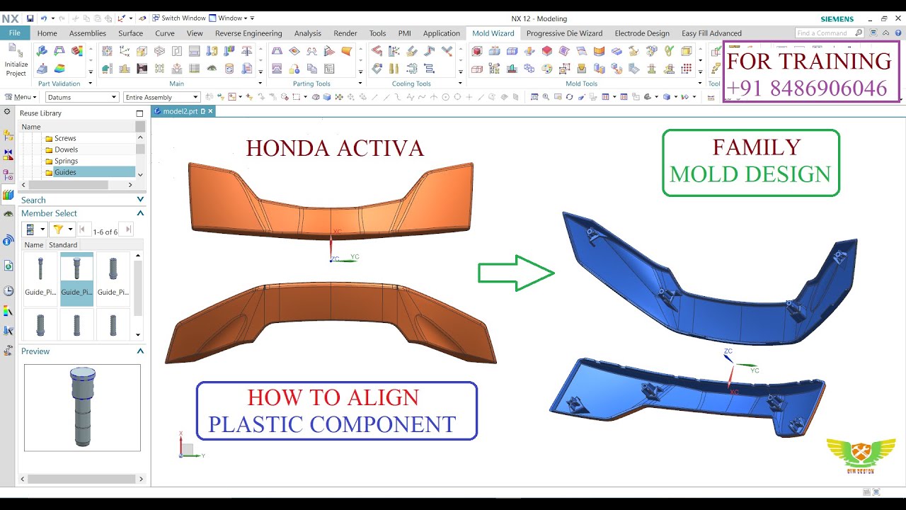 HOW TO ALIGN ANY PLASTIC PART OR ALIGN STL PART - PLASTIC INJECTION ...