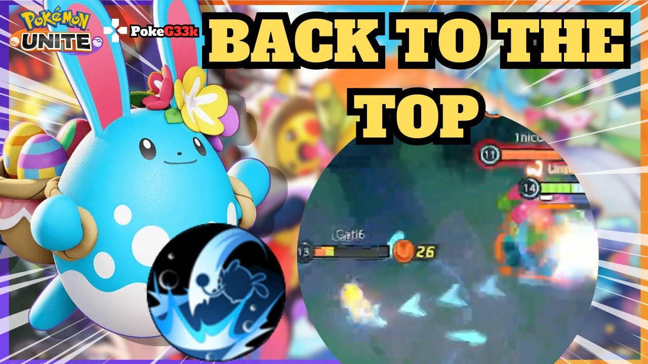 AQUA TAIL Is Back To Be The BEST AZUMARILL BUILD｜Pokémon Unite - YouTube