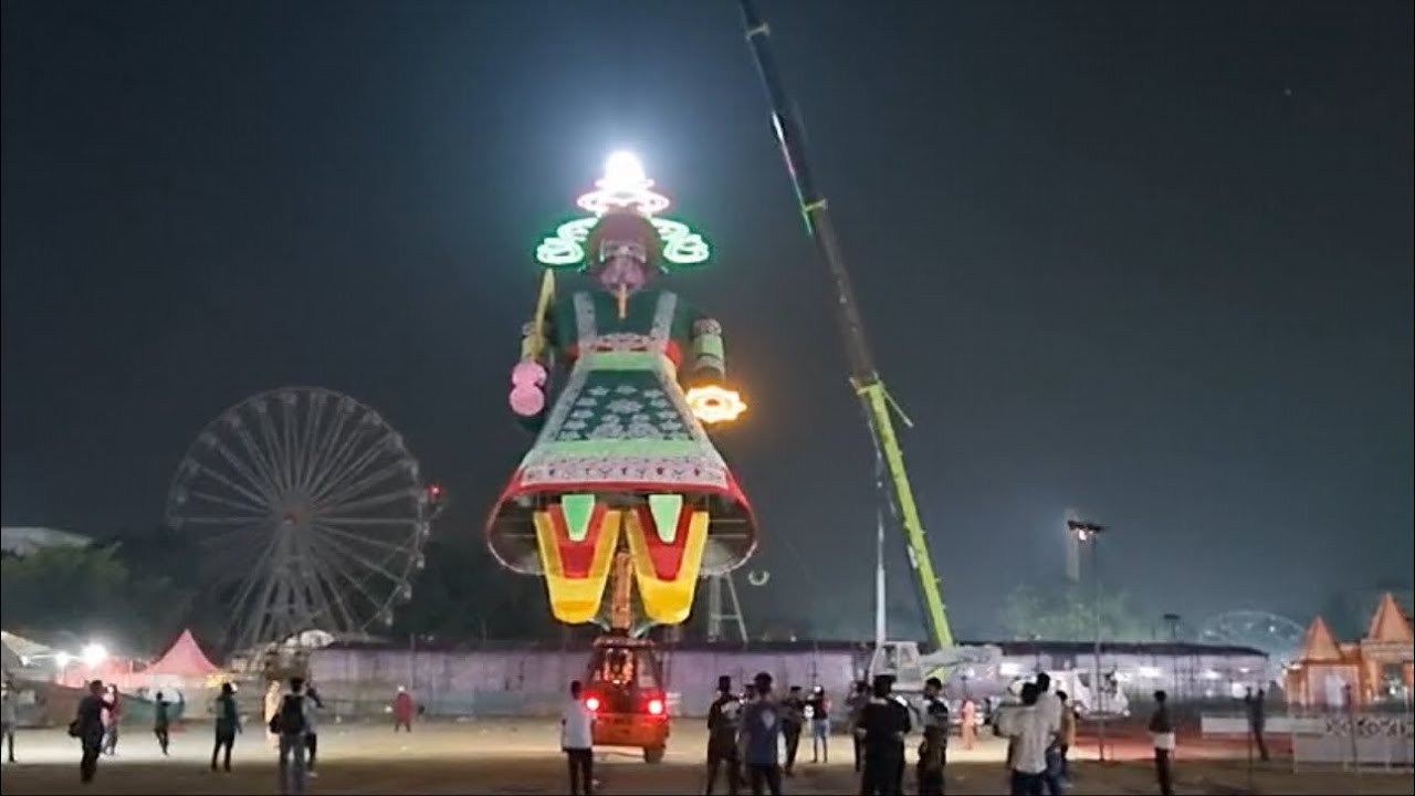 211 FT. KA RAVAAN AAJ FINALLY KHADA KARDIYA 😱- BIGGEST RAVAAN OF INDIA ...