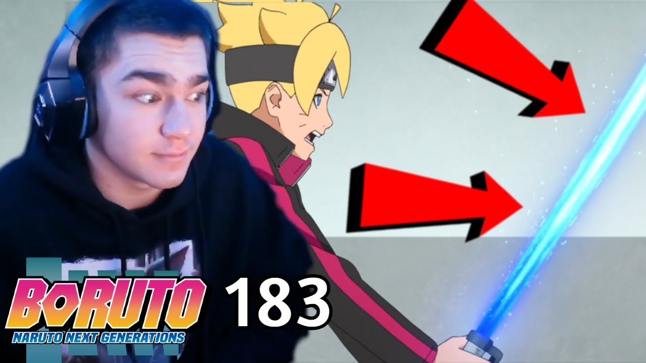 Boruto Ep 183 - Chakra Blade Lightsaber | Review/Reaction - YouTube