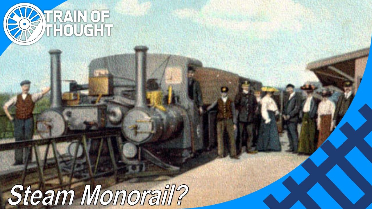 Ireland's steam monorail that was designed for the desert - Lartigue ...