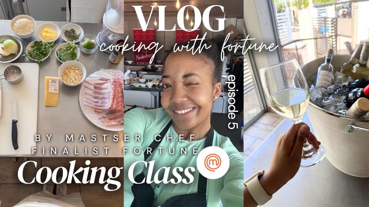 VLOG: Cooking with Fortune | attend a cooking class w/ me 👩🏽‍🍳 ...
