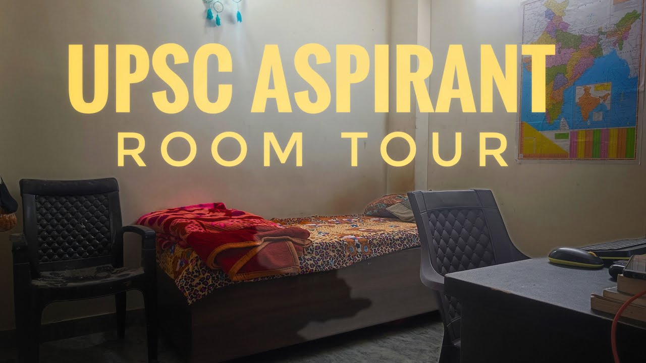 UPSC Aspirant Room Tour 😅 || My room Tour|| Upsc Preparation - YouTube