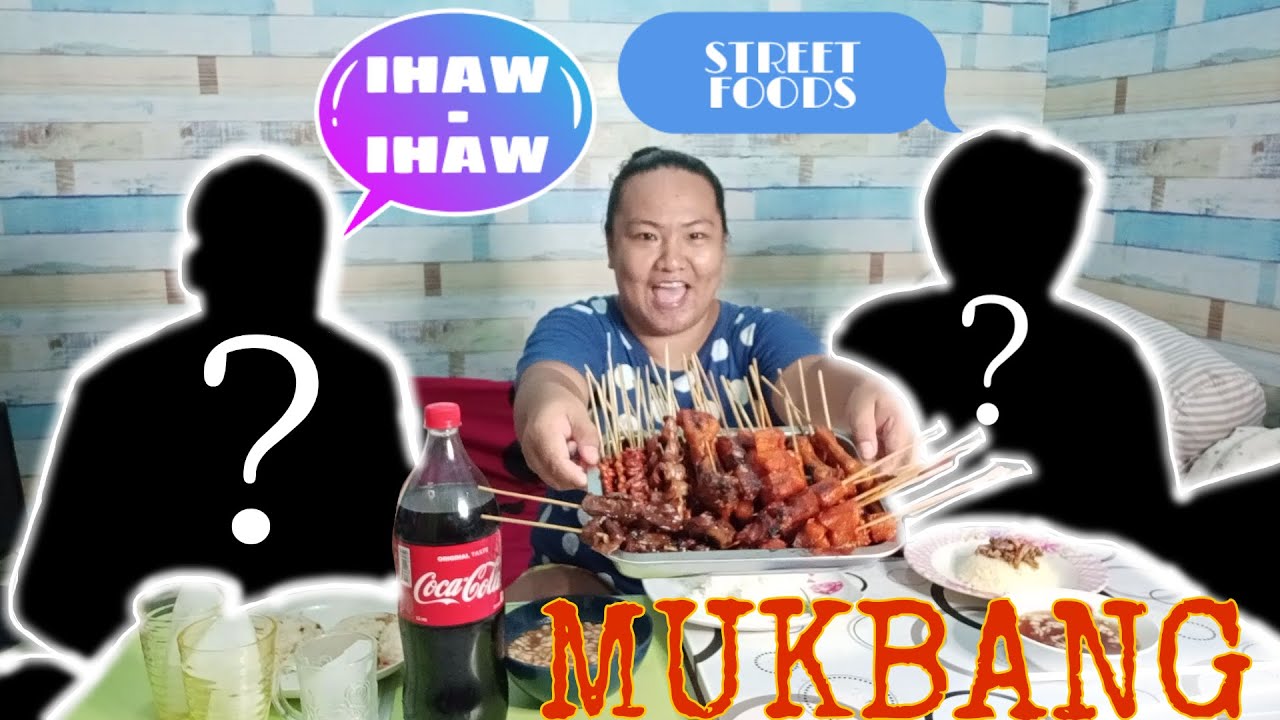 STREET FOOD MUKBANG IHAW-IHAW | FILIPINO STREET FOOD | Isaw, Balat ...