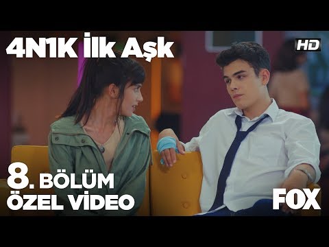 Yaprak, Ali'nin ağzını arıyor... 4N1K İlk Aşk 8. Bölüm
