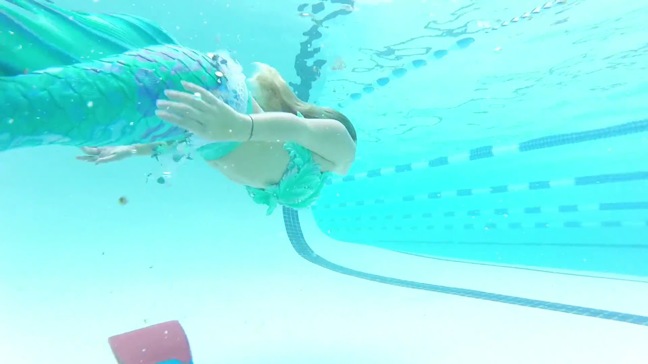 Swimming with a Mermaid! (Pool Play Pt. 2) - YouTube