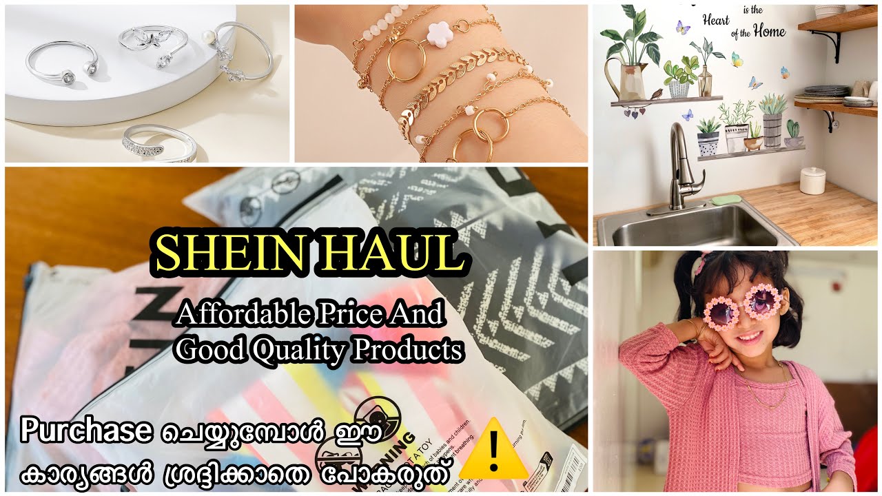 Shein Accessories Haul || Shein Haul Malayalam || Latest Shein Summer ...