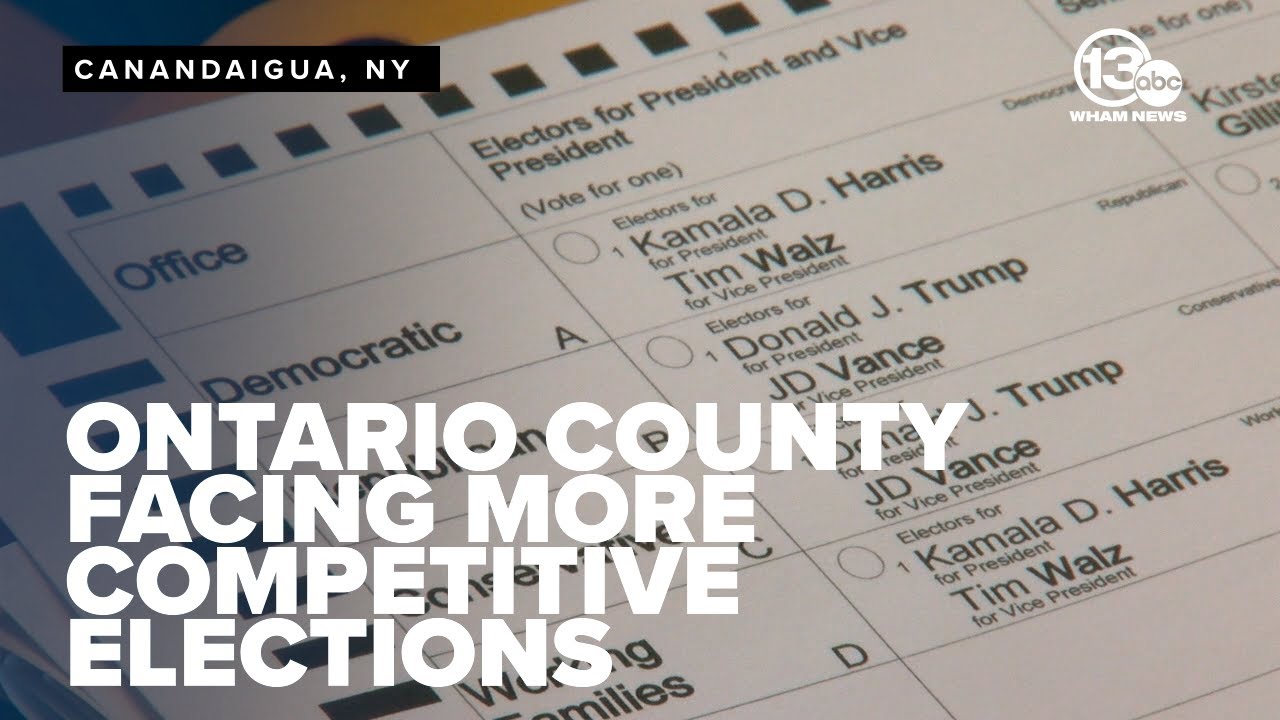 Elections in Ontario County becoming more competitive - YouTube