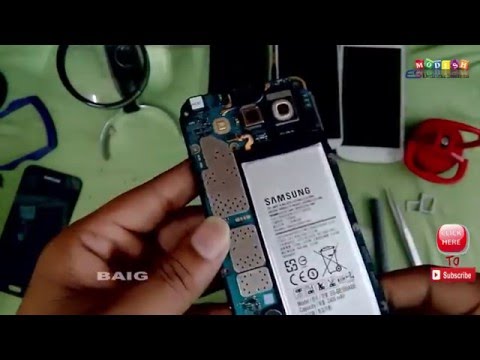 Samsung Galaxy e5   Disassemble and all pats  Display and Battery Replacement