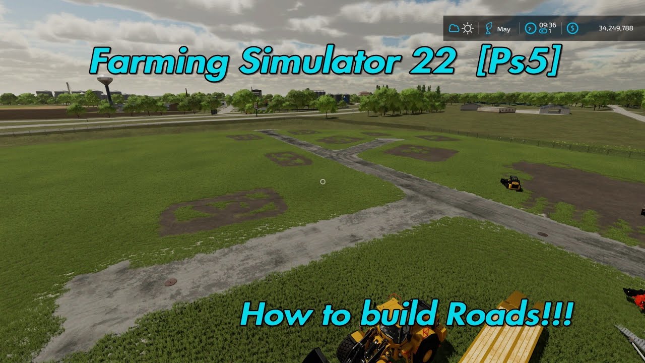 How to build realistic looking roads! [Farming Simulator22] Ps5 - YouTube