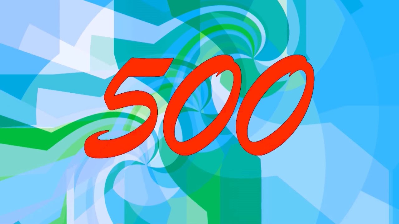 500 Second Countdown - Colourful Swirls - YouTube