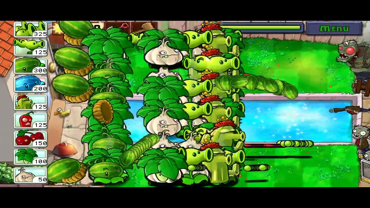 Plants vs Zombies mod menu 999 #pvz1 Repeater Pea - YouTube