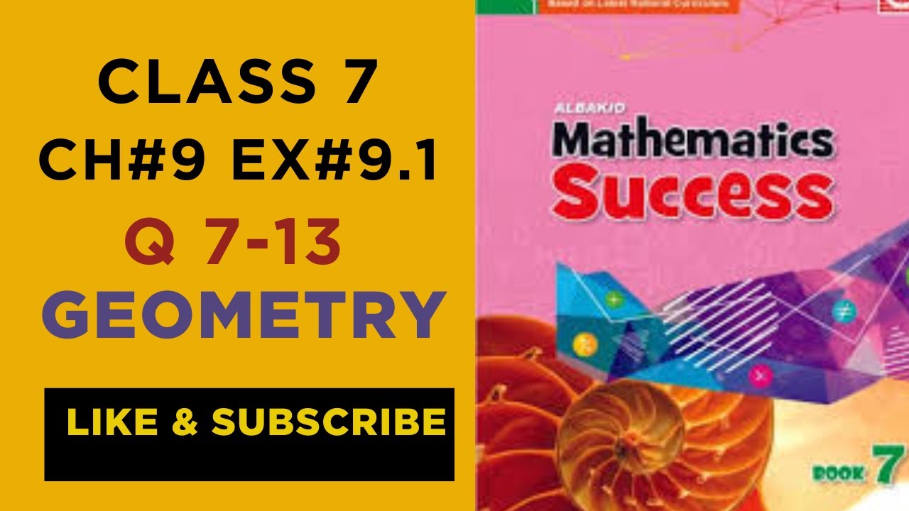 Unit 9 | Exercise 9.1 | FUNDAMENTAL OF GEOMETRY | Class 7 Mathematics ...