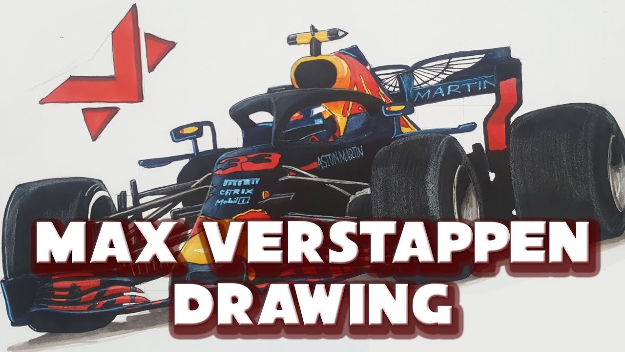 MAX VERSTAPPEN DRAWING (TIME LAPSE) - YouTube