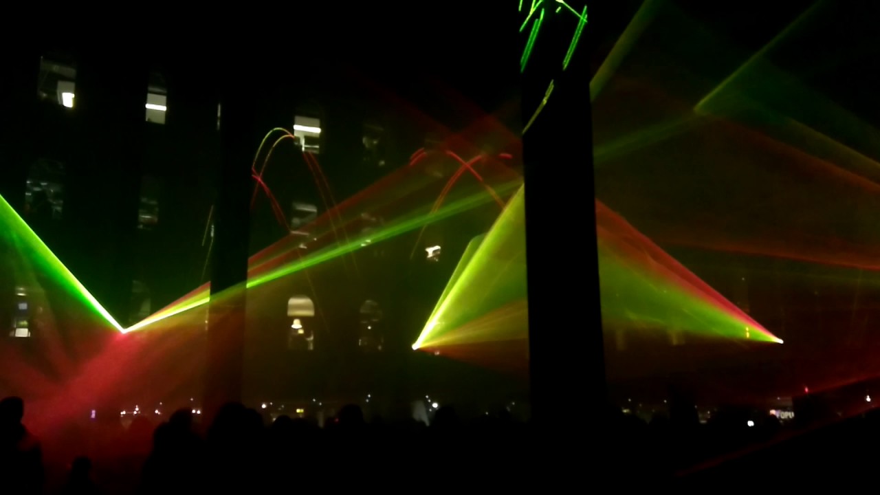 'Elevated Projection', Edwin van der Heide @Azkuna Zentroa Bilbao - YouTube