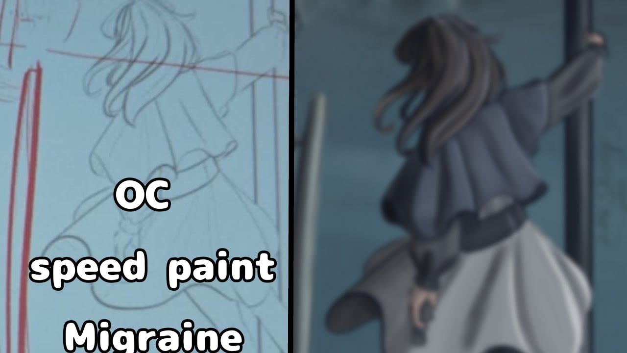 OC speed paint || Migraine - YouTube