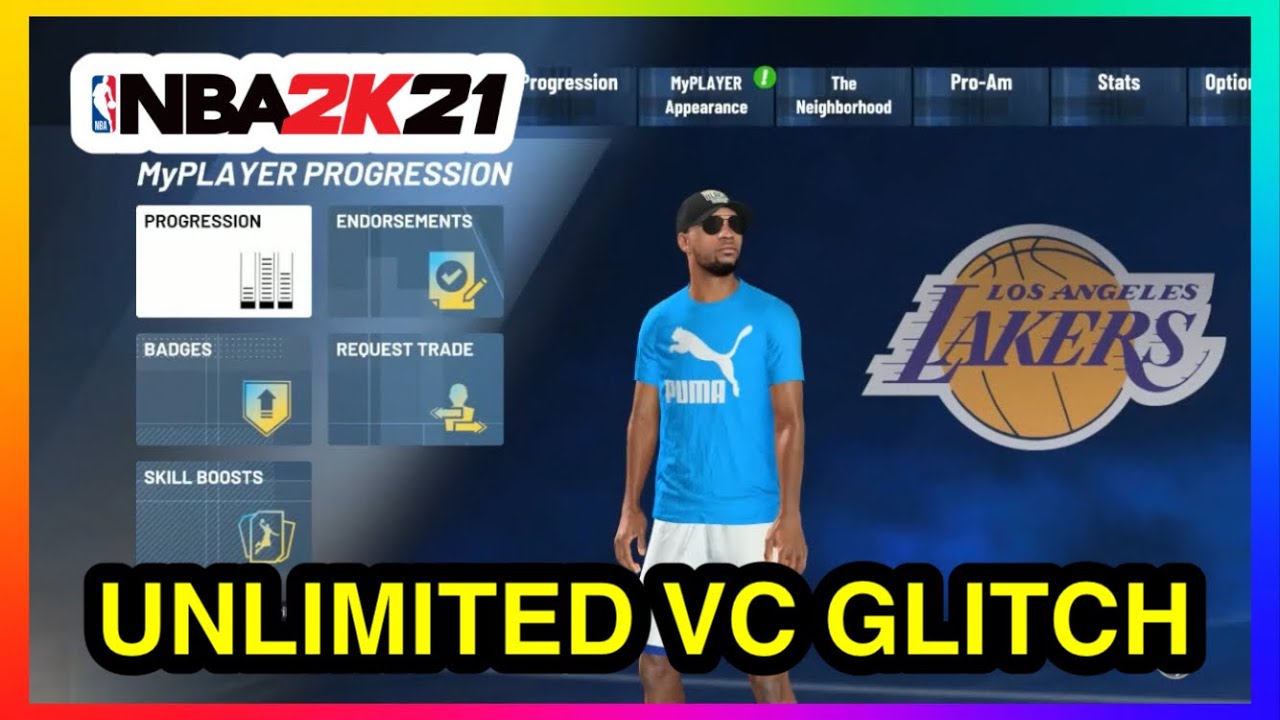 NBA 2K21 MY CAREER UNLIMITED VC GLITCH | 2K21 MY CAREER VC - YouTube