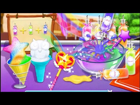 snow cone maker || ice cream maker||cooking game|| Android gameplay ...