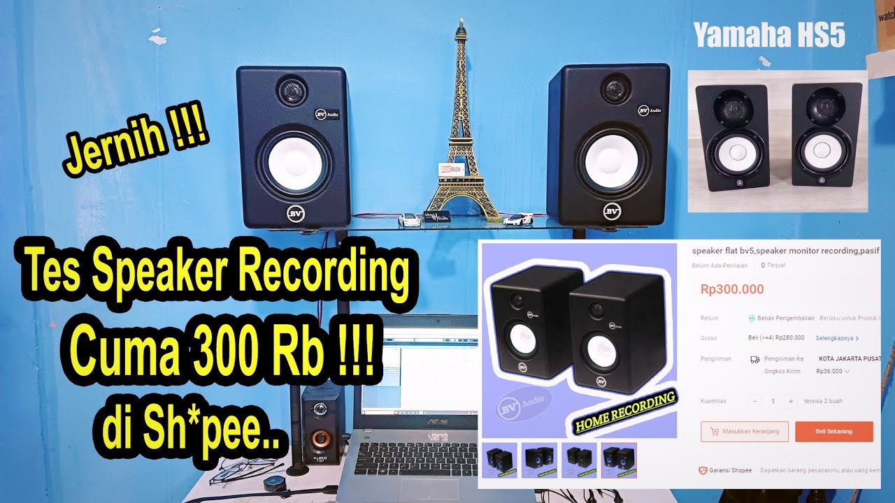 Review Speaker Flat Harga 300rb. Home Recording Pemula Wajib Coba ...