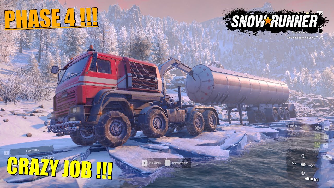 SnowRunner | PHASE 4 | AMUR (Urska River) - AZOV 64131 (Fuel trailer ...